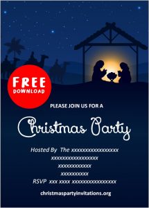 FREE Nativity Invitation Templates to Edit Online