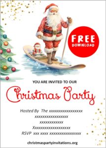Australian Christmas Invitations Christmas Invitations