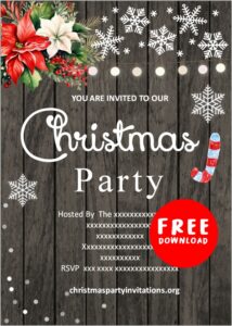 Country Christmas Invitations Christmas Invitations